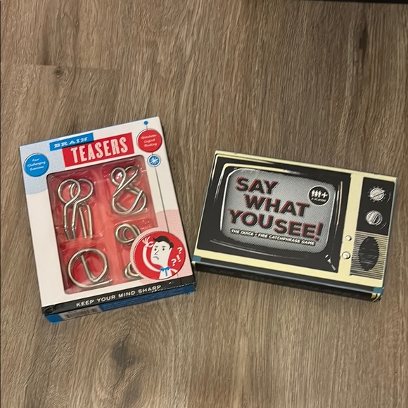 Kohl's | Games | Brain Teasers And Say What You See Game Set | Poshmark